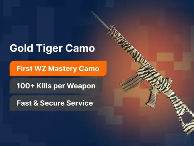 BO6 Gold Tiger Camo Boost