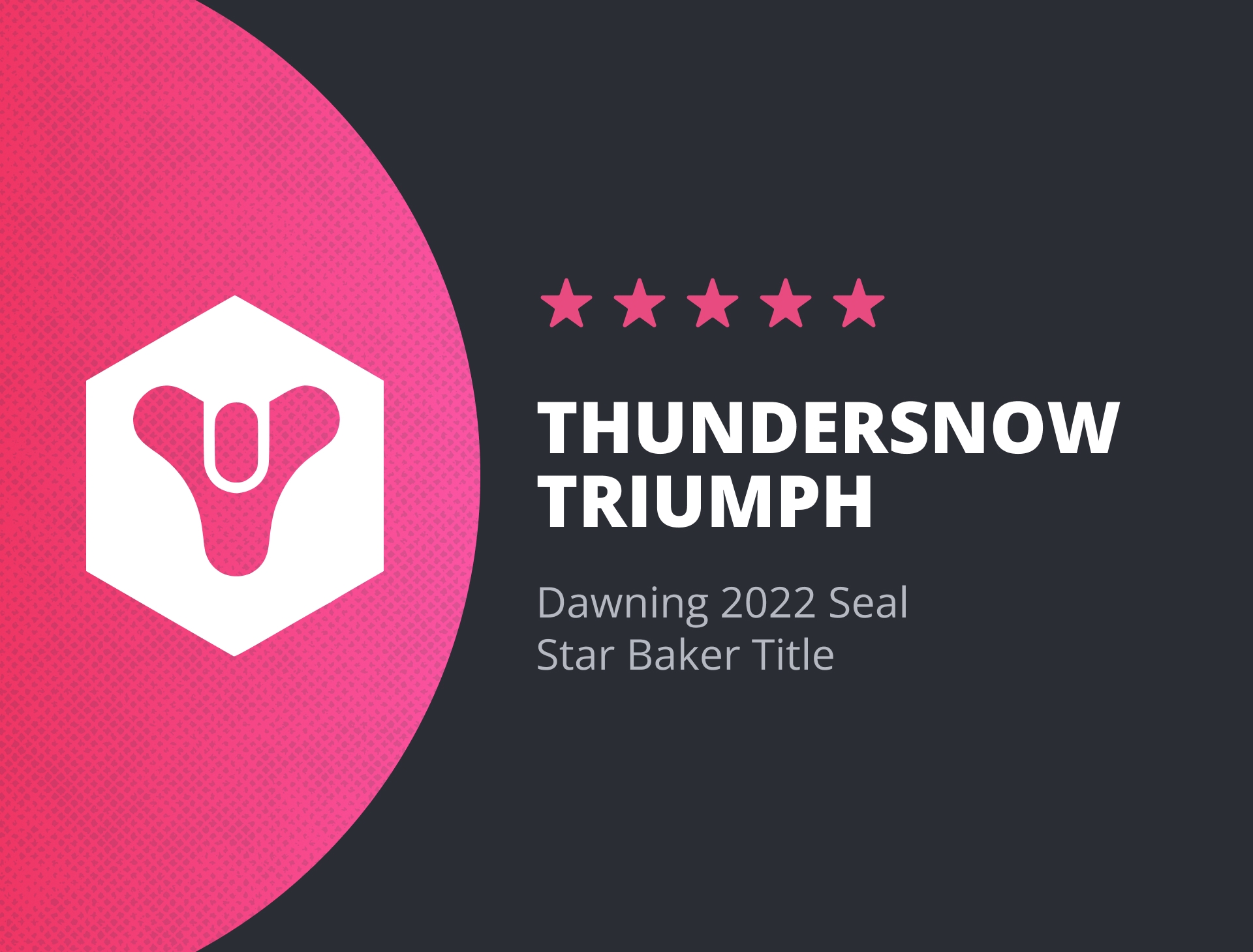 Buy Destiny 2 Thundersnow Triumph Boost 2023 - LFCarry.com