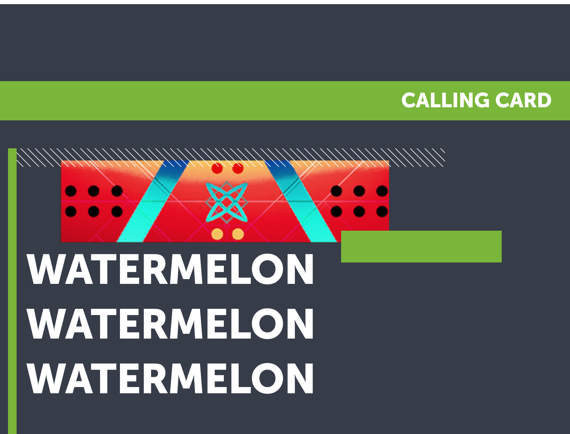 Buy CoD MW3 WATERMELON Calling Card 2024 - LFCarry.com