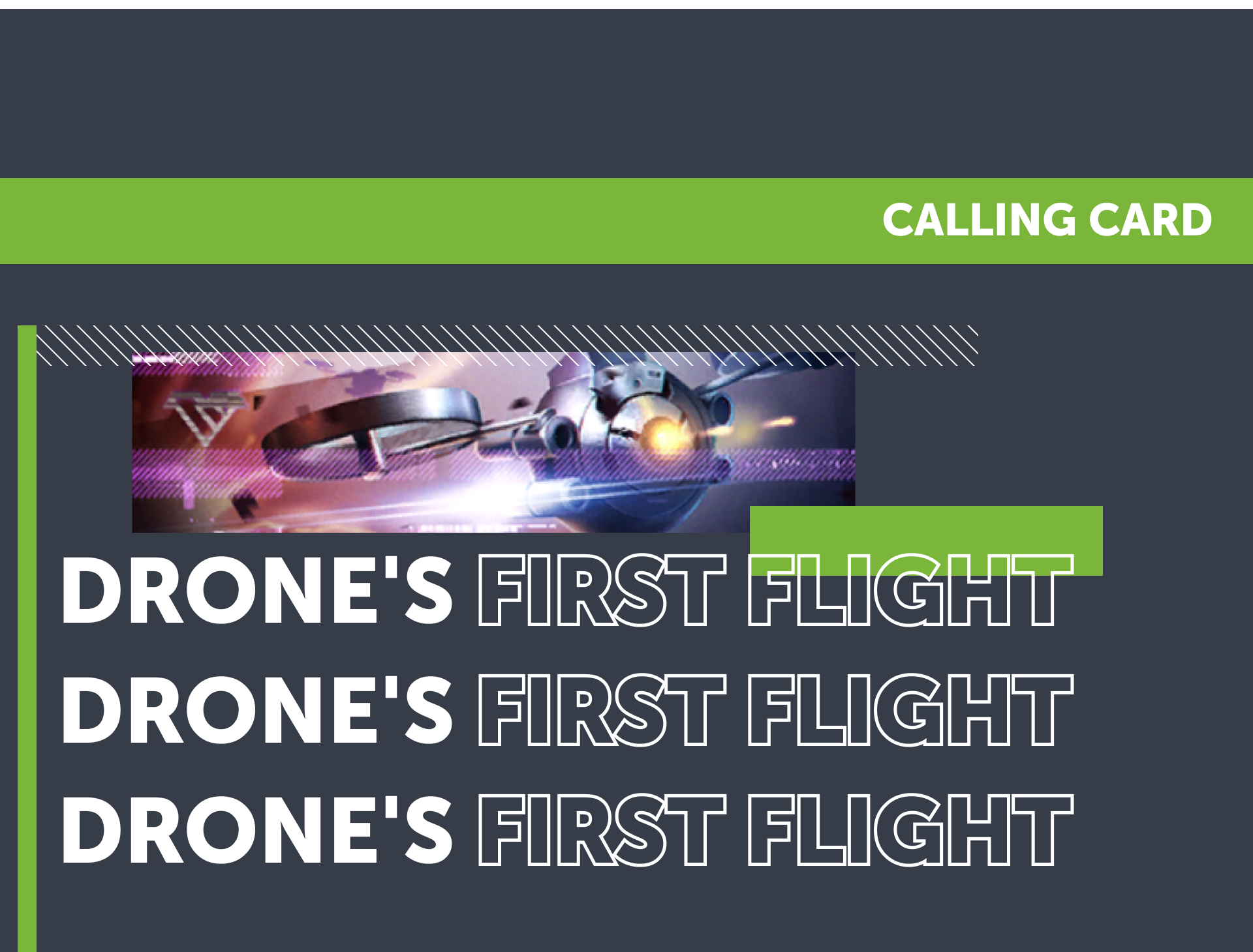 Buy Drone's First Flight Calling Card 2023 - LFCarry.com