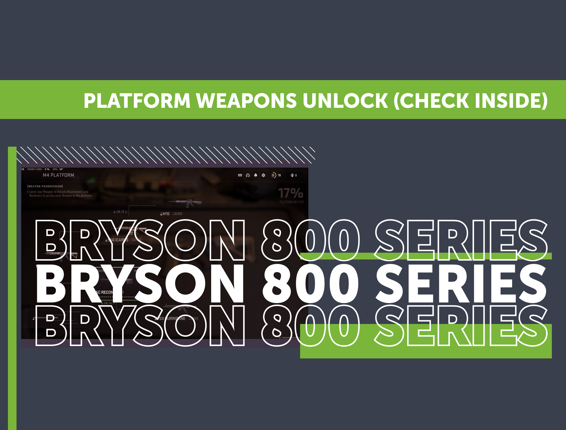 Unlock MW2 Bryson 800 Series Platform Weapons 2023 - LFCarry