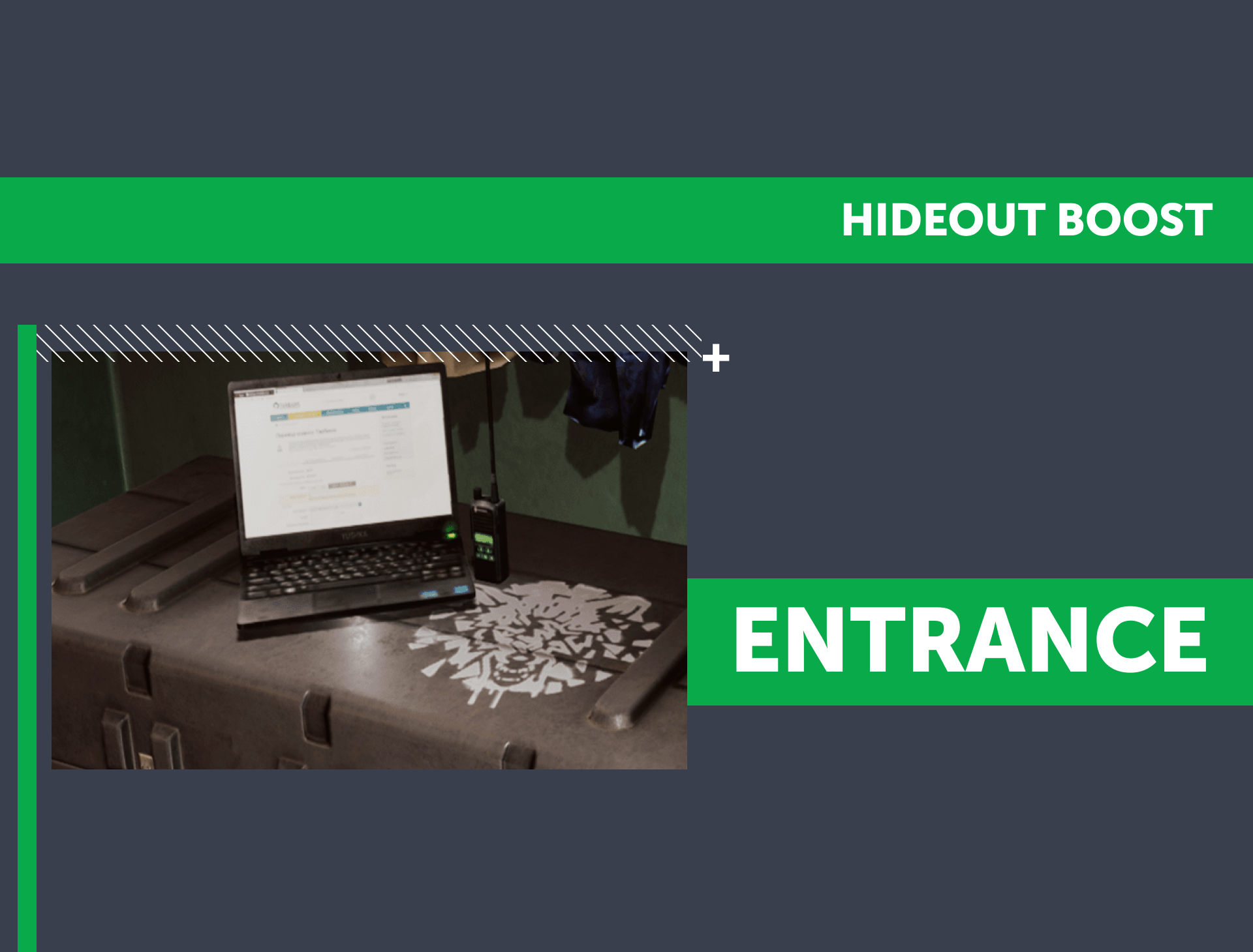 Buy Tarkov Hideout Entrance Upgrade Boost 2024 - EFT Service