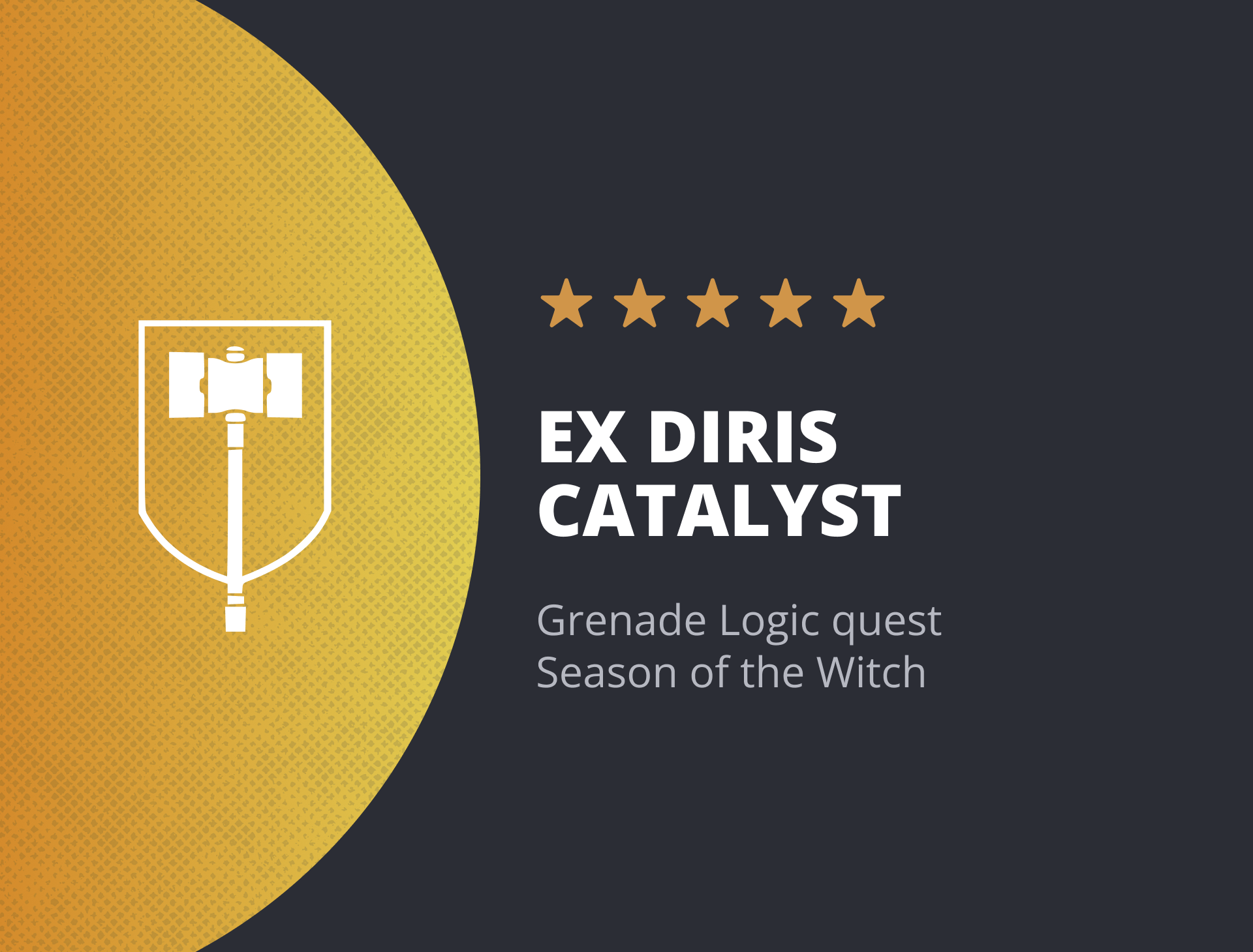 Buy Ex Diris Catalyst in Destiny 2 2024 - LFCarry.com