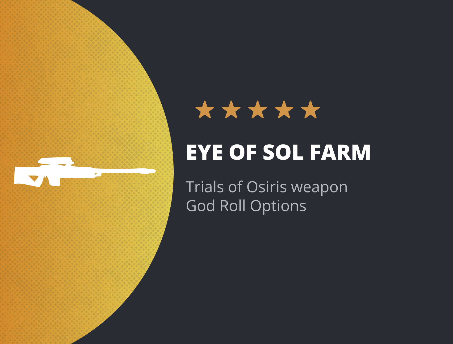 Buy Eye of Sol Sniper Rifle Farm | LFcarry