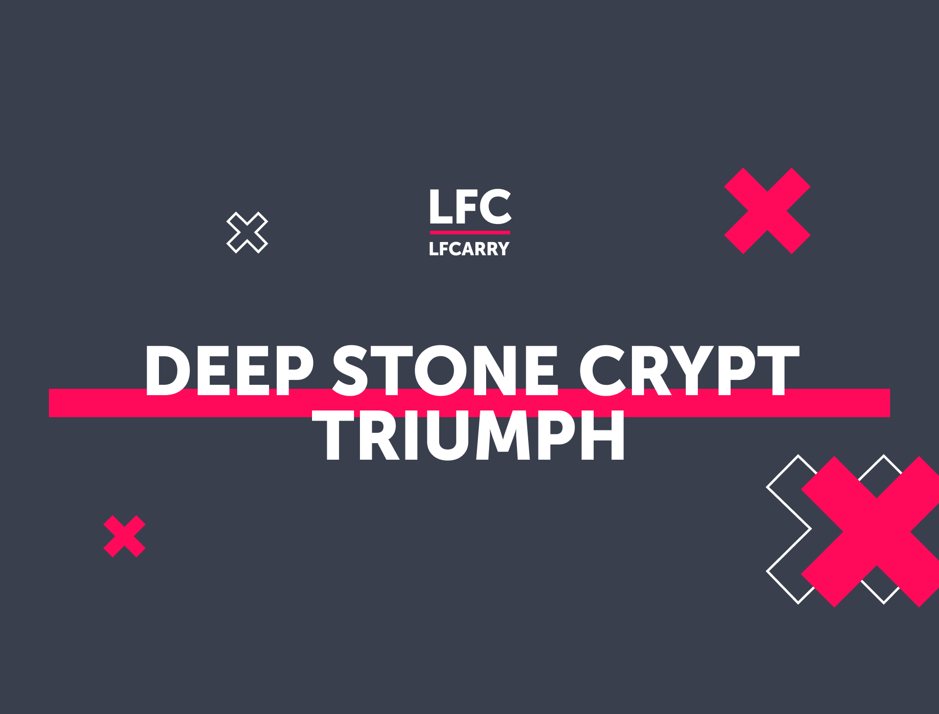 Buy Deep Stone Crypt Triumph Boost - Destiny 2 - LFCarry