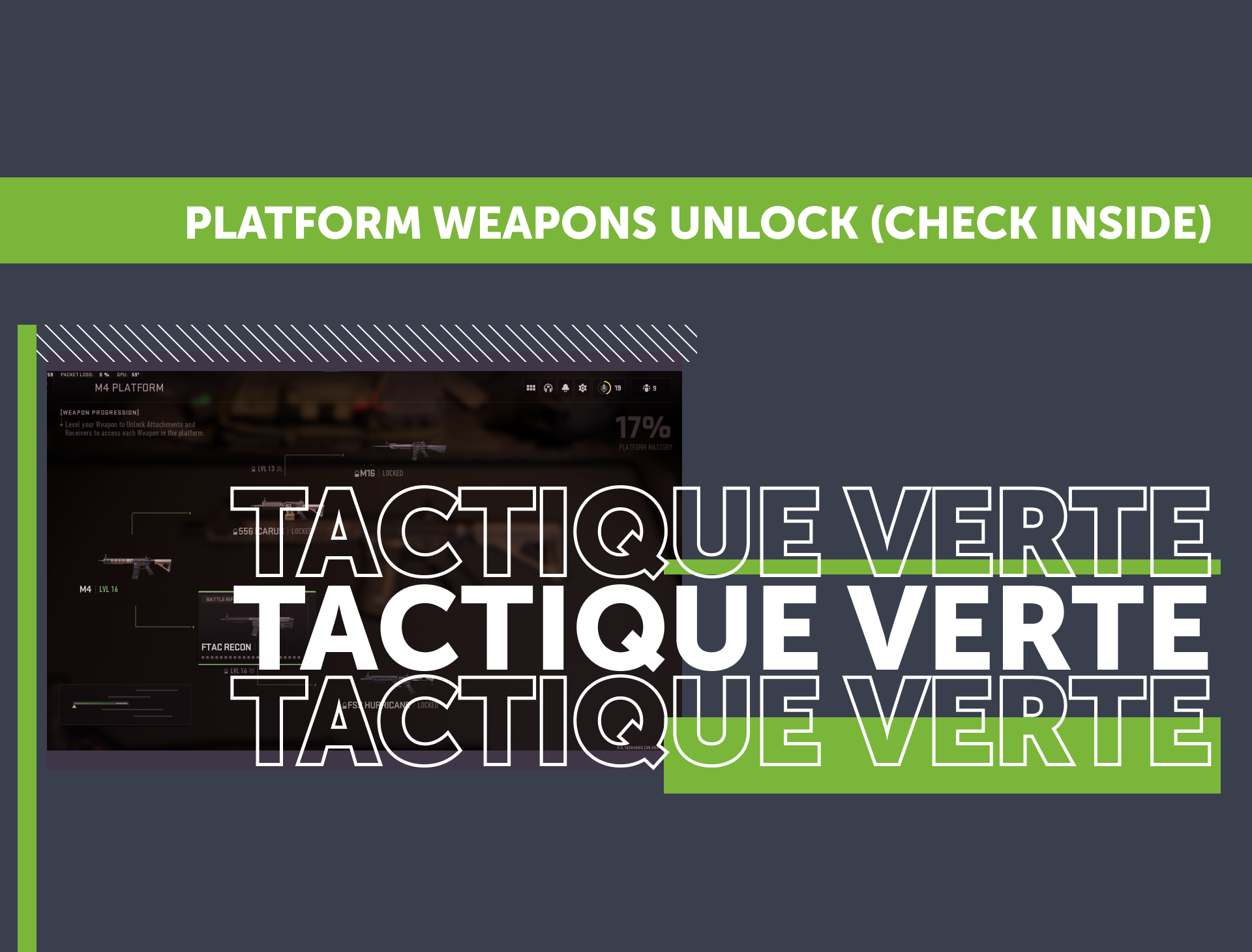 Unlock MW2 Tactique Verte Platform Weapons 2023 - LFCarry