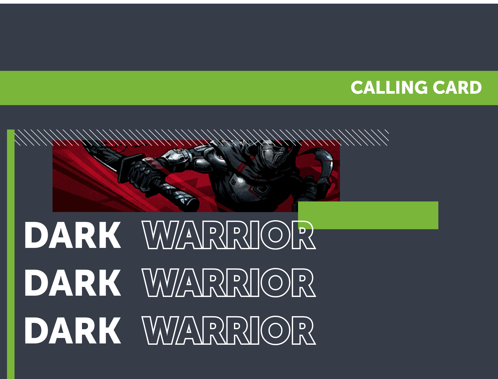 Buy MW3 Dark Warrior Calling Card 2024 - LFCarry.com