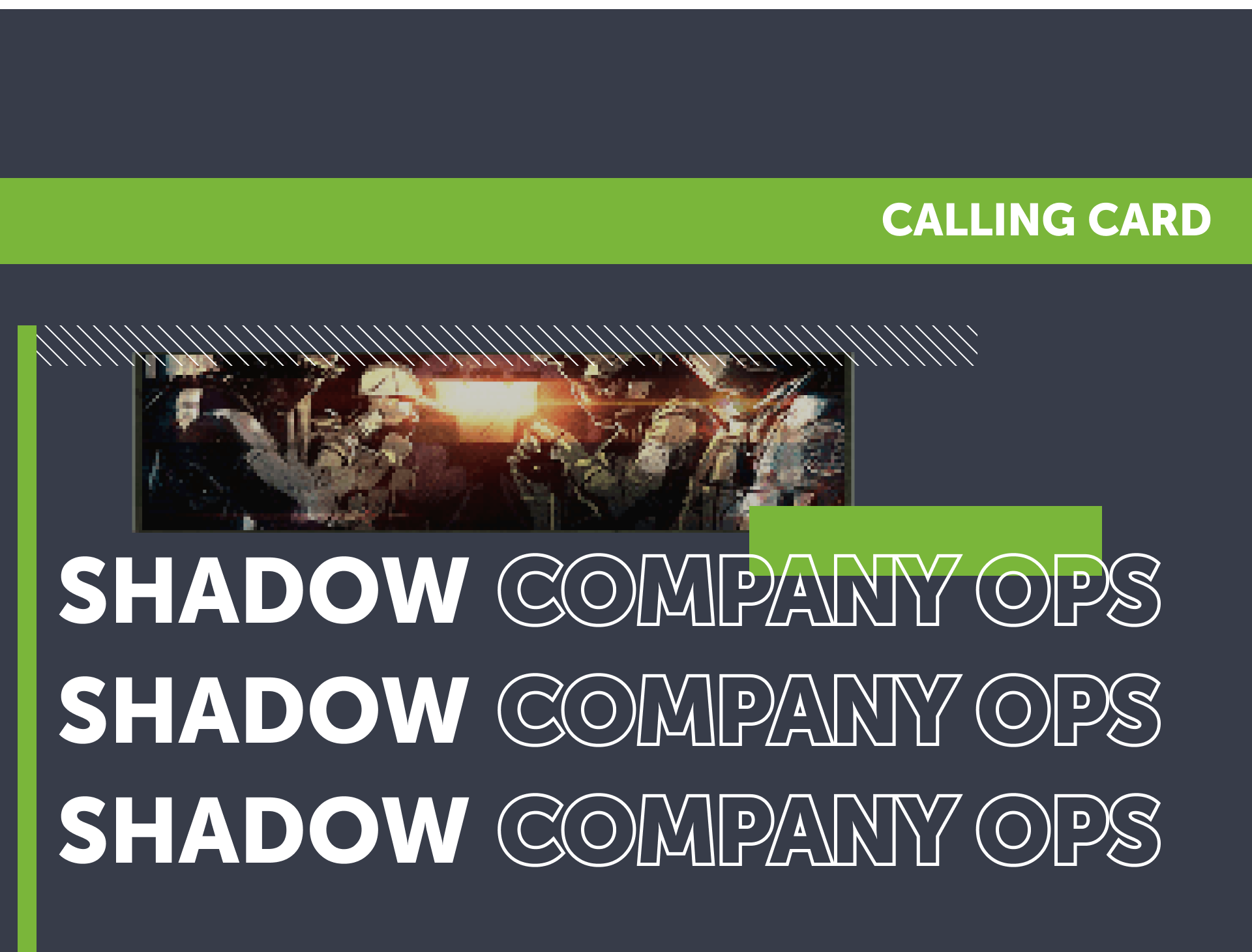Buy Shadow Company Ops Calling Card 2023 - LFCarry.com