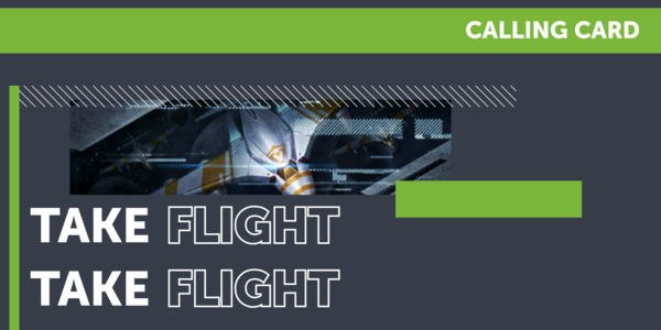 Buy Take Flight Calling Card | LFcarry