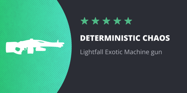 Buy Destiny 2 Deterministic Chaos Machine Gun - LFCarry.com