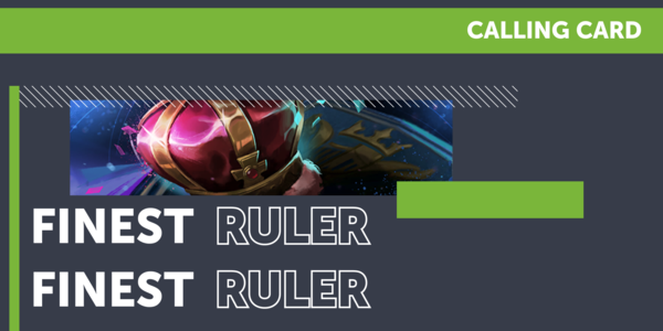 Buy Finest Ruler Calling Card | LFcarry