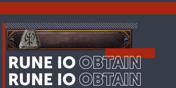 Buy Io Rune Farming - Diablo 2 Resurrected - LFcarry.com