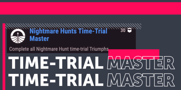 Buy Nightmare Hunts Time Trial Master Triumph Boost | LFcarry
