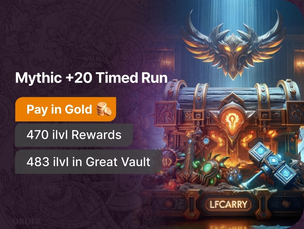 Buy Mythic +20 Timed run | LFcarry
