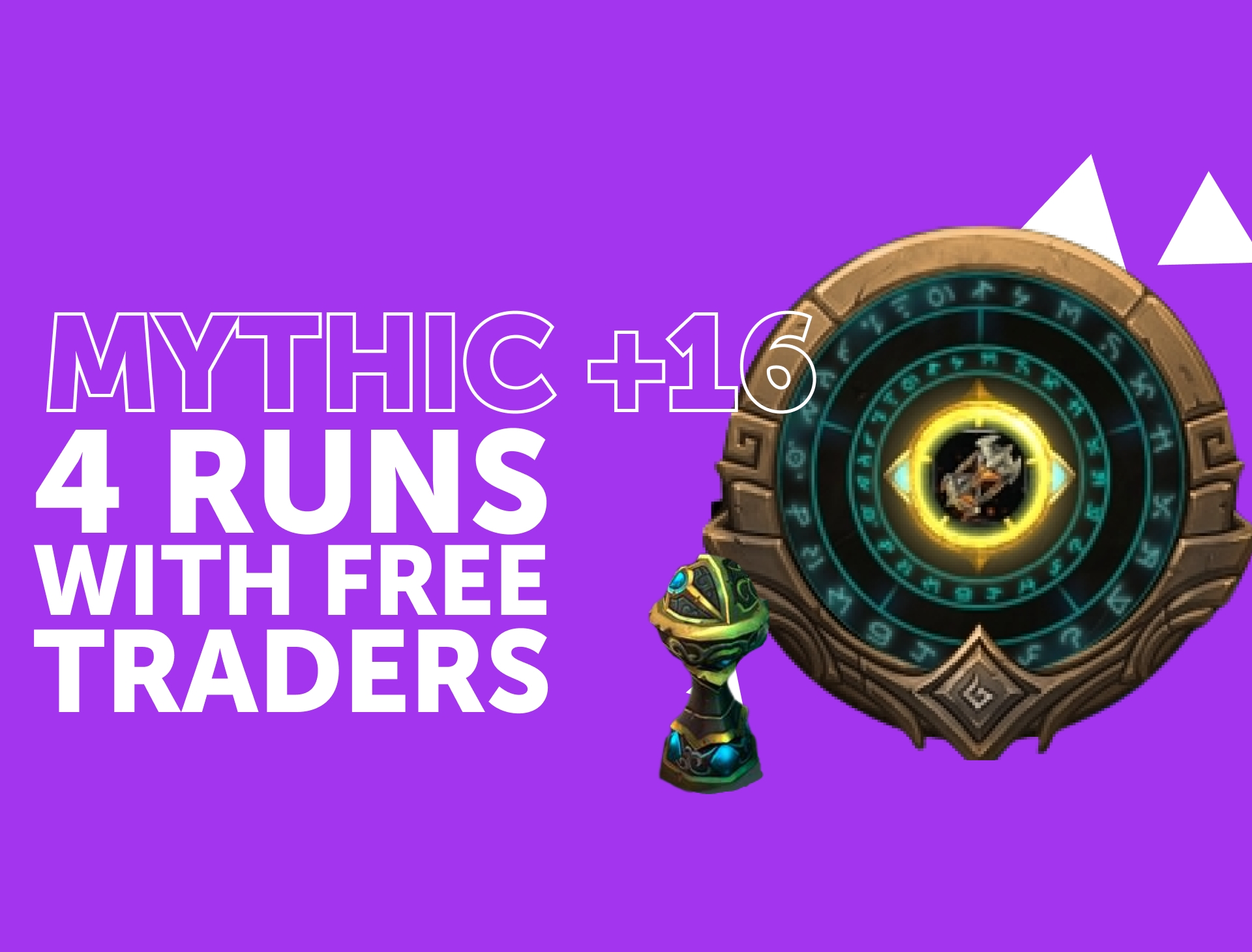 Buy Four Mythic +16 Timed Runs with FREE TRADERS | LFcarry